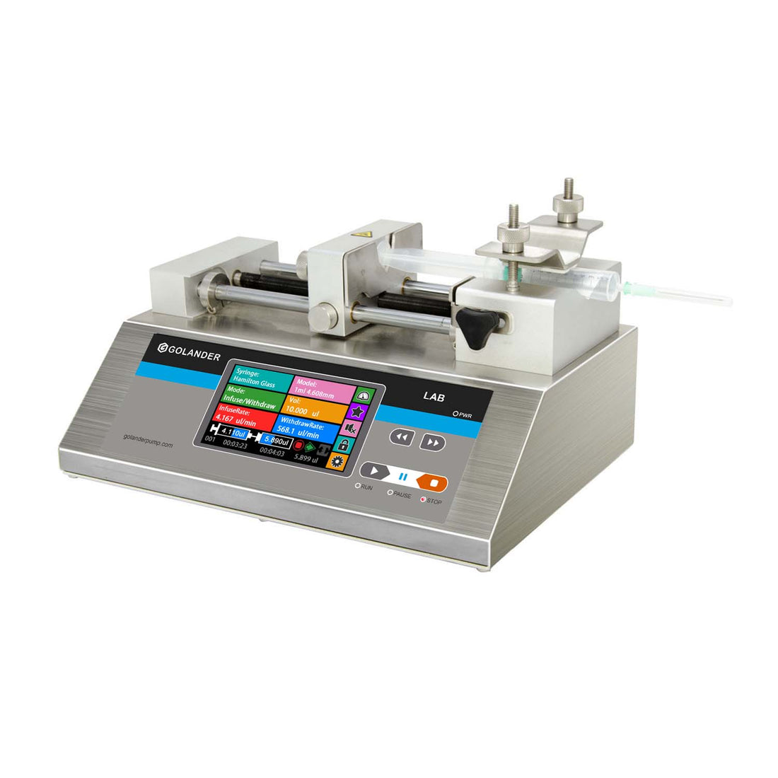 LAB-01 Laboratory Single-Syringe Pump – Golander Pump